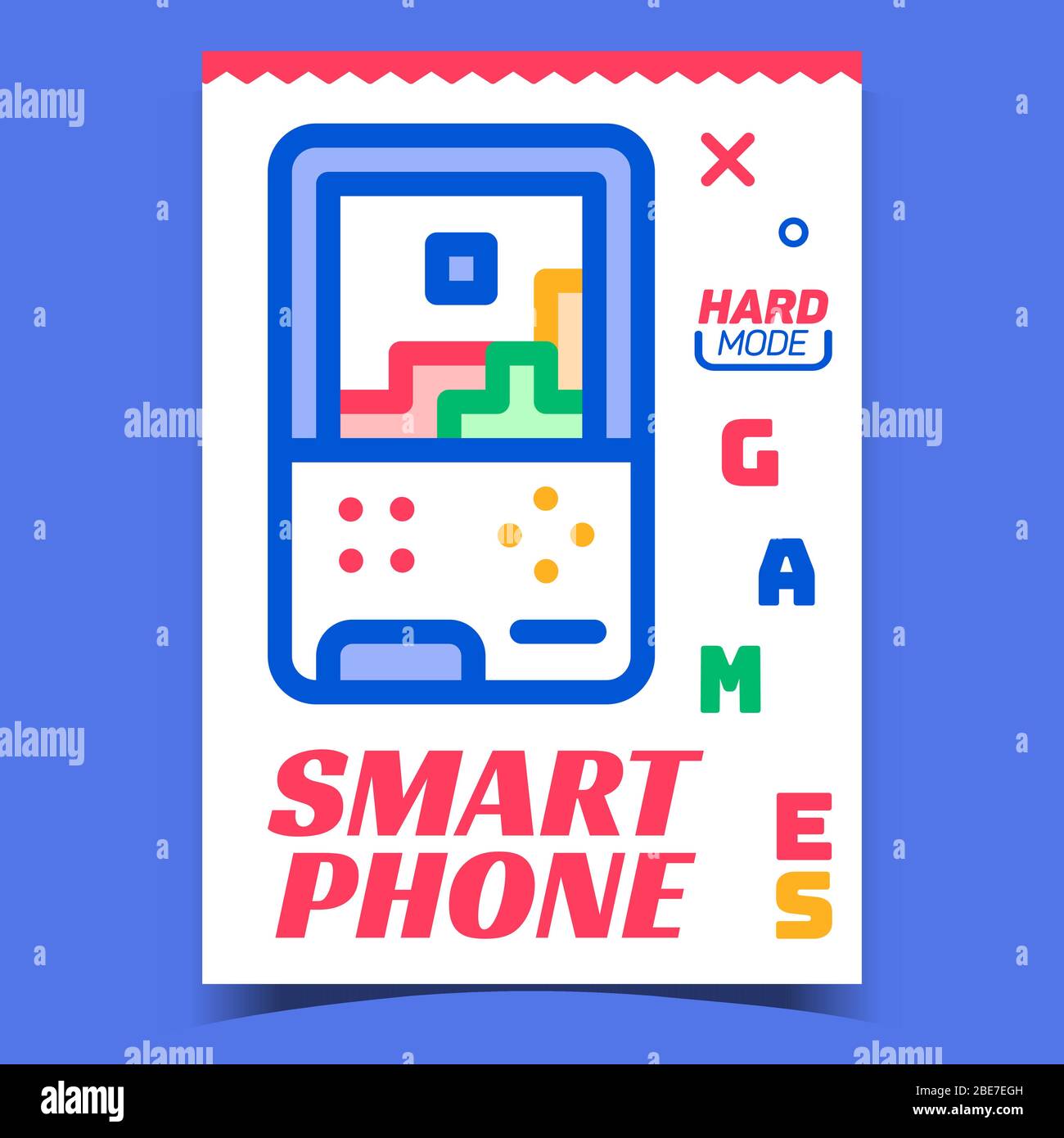 Smart Phone Creative Advertising Banner Vector Stock Vector Image & Art ...