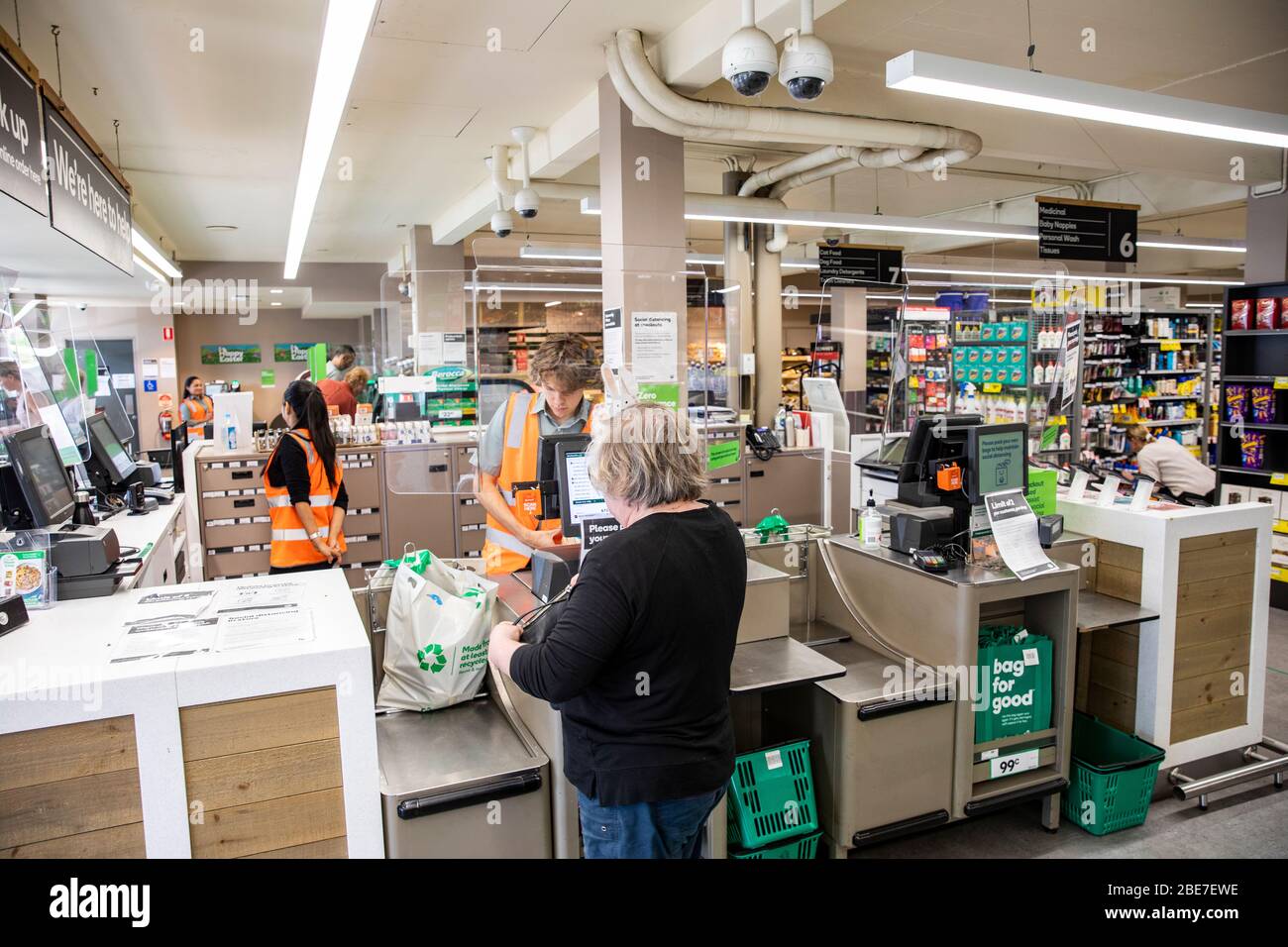 Woolworths has installed protective screens to benefit staff and ...