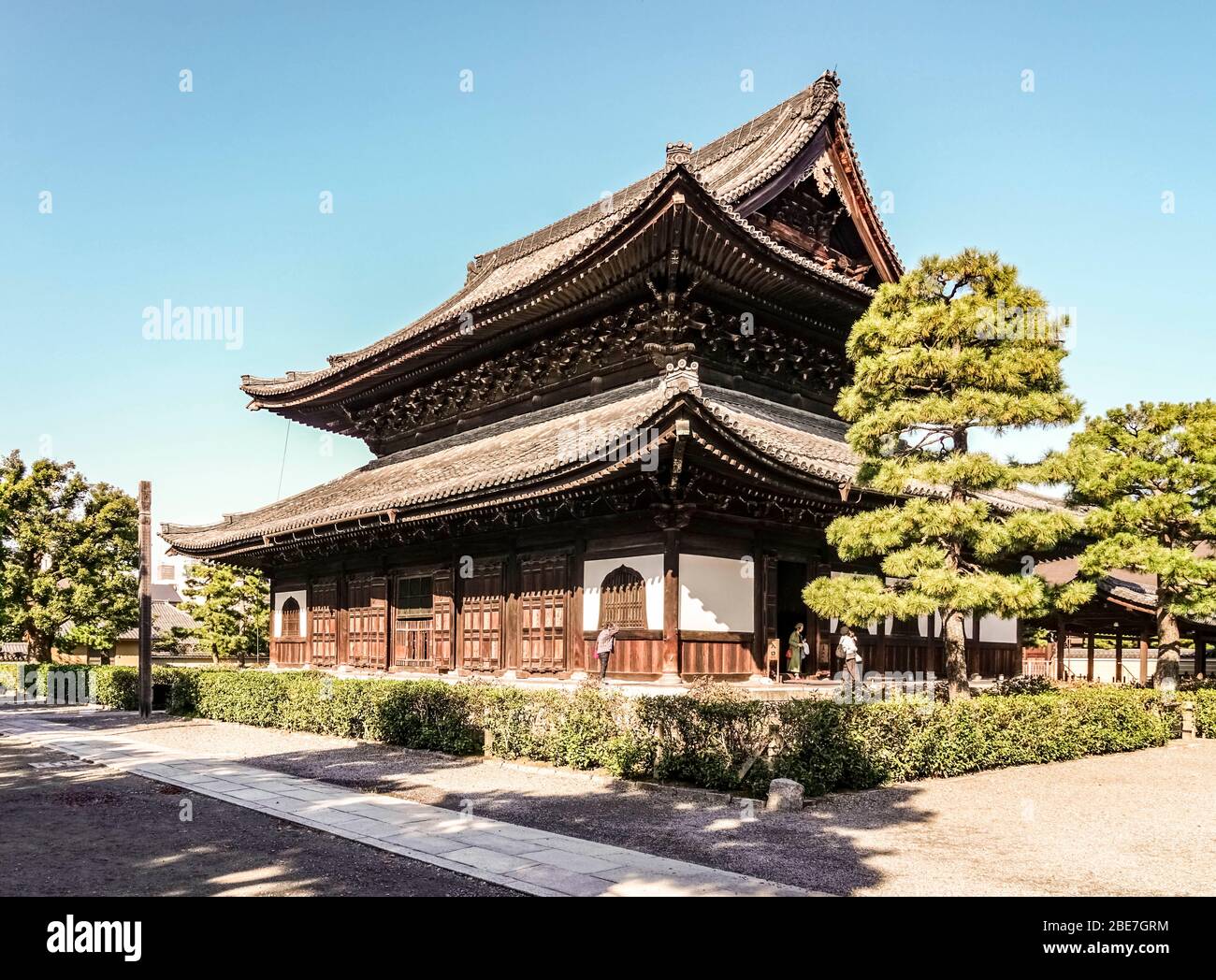 Kennin-ji Temple, Hatto (lecture hall), Higashiyama, Kyoto, Japan Stock ...