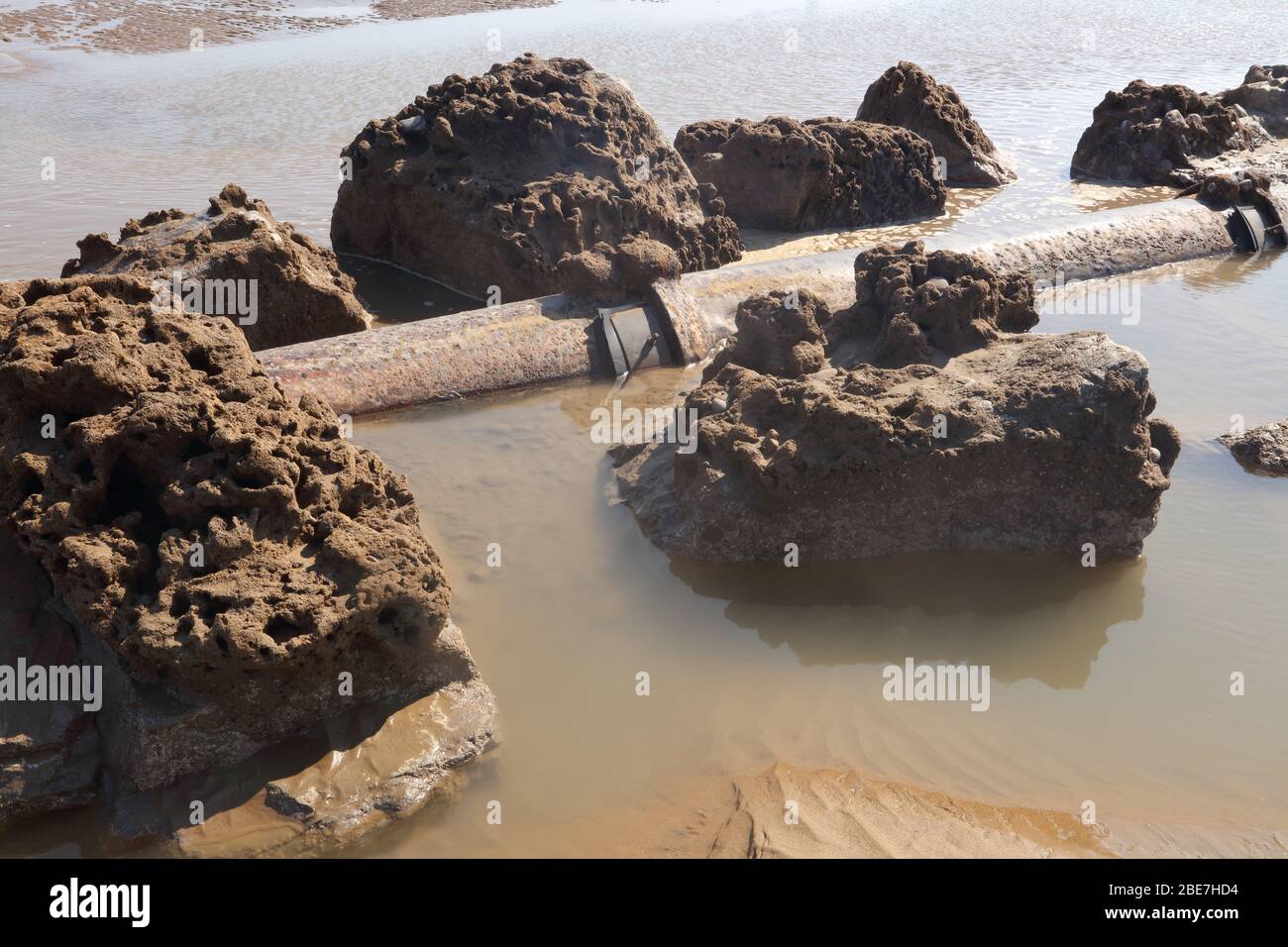 Disused sewage outlet hi-res stock photography and images - Alamy