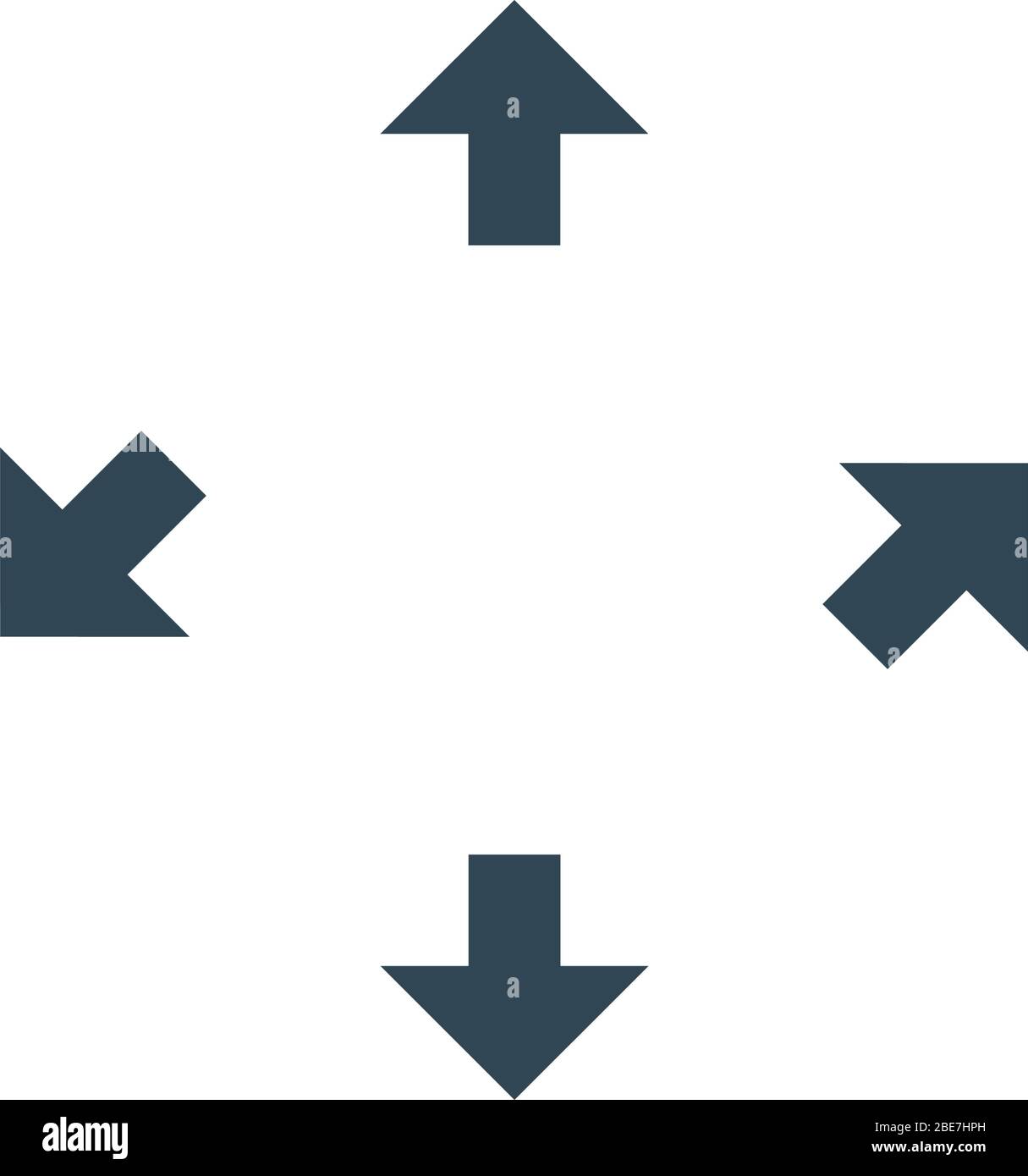 Four arrows hi-res stock photography and images - Alamy