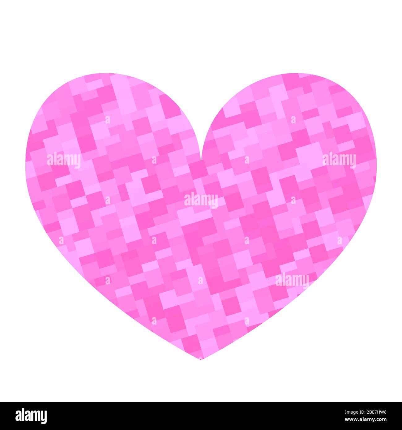 Square texture heart. Valentine day card. Vector illustration Stock ...