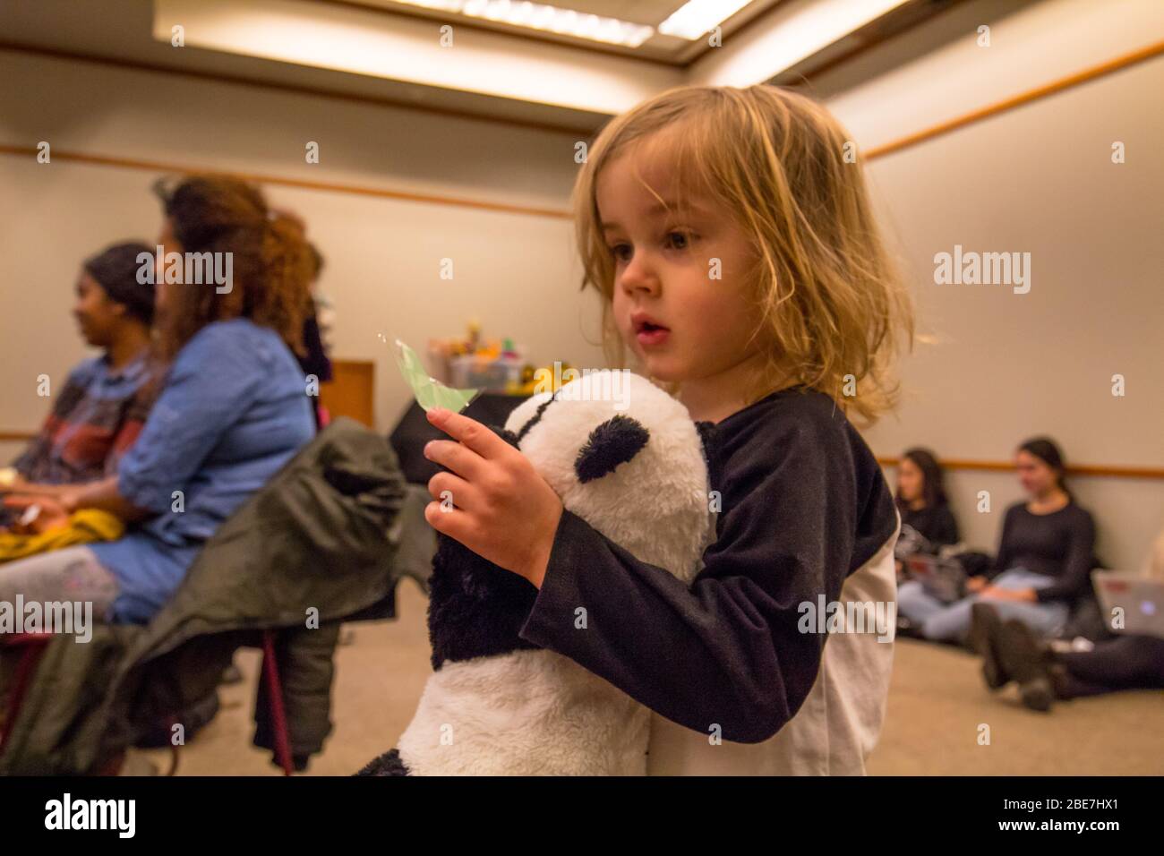 Going to the Public Library with my family Stock Photo - Alamy