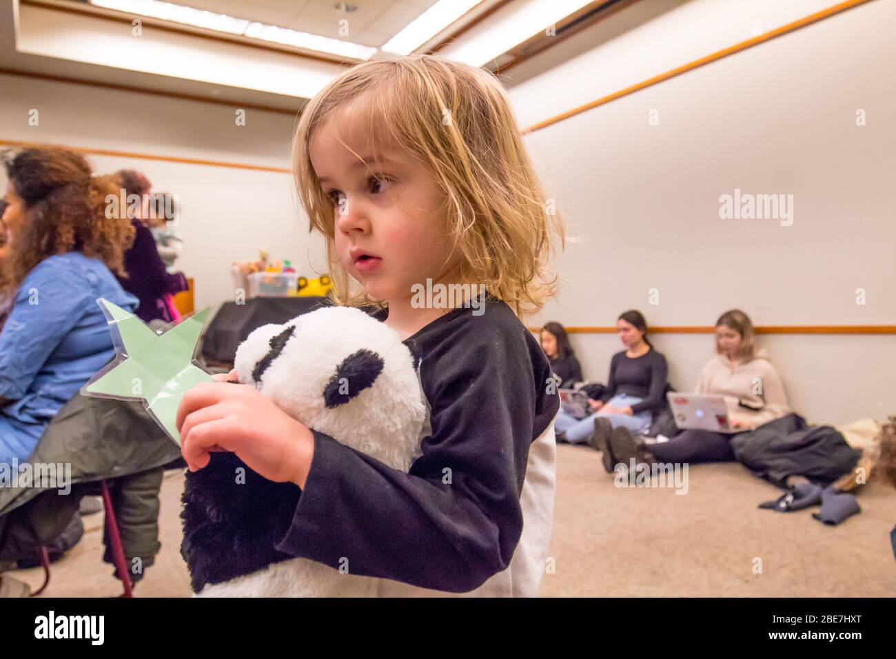 Going to the Public Library with my family Stock Photo - Alamy