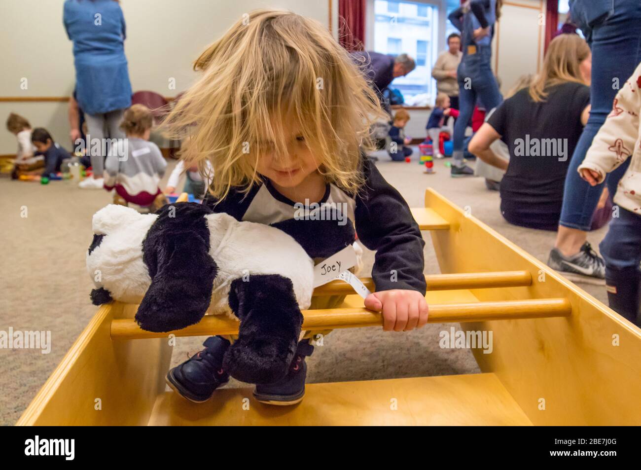 Going to the Public Library with my family Stock Photo - Alamy