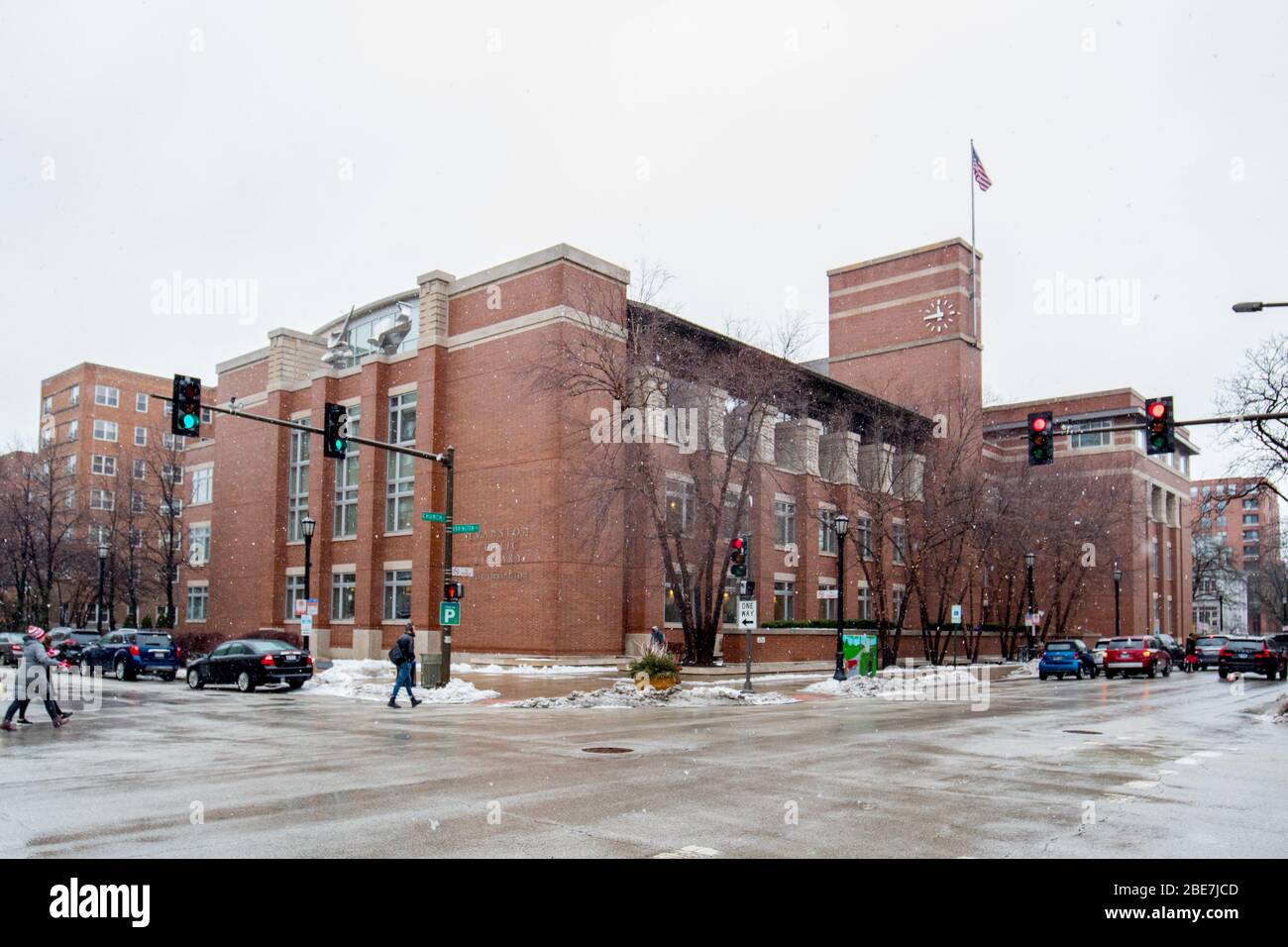 City downtown evanston illinois hi-res stock photography and images - Alamy