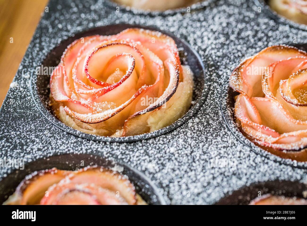 Apple rose cake hi-res stock photography and images - Alamy
