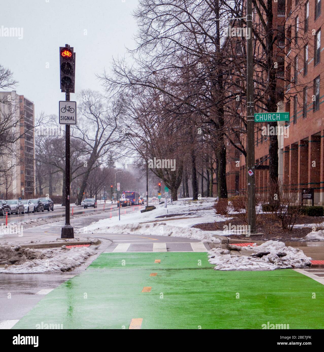 City downtown evanston illinois hi-res stock photography and images - Alamy
