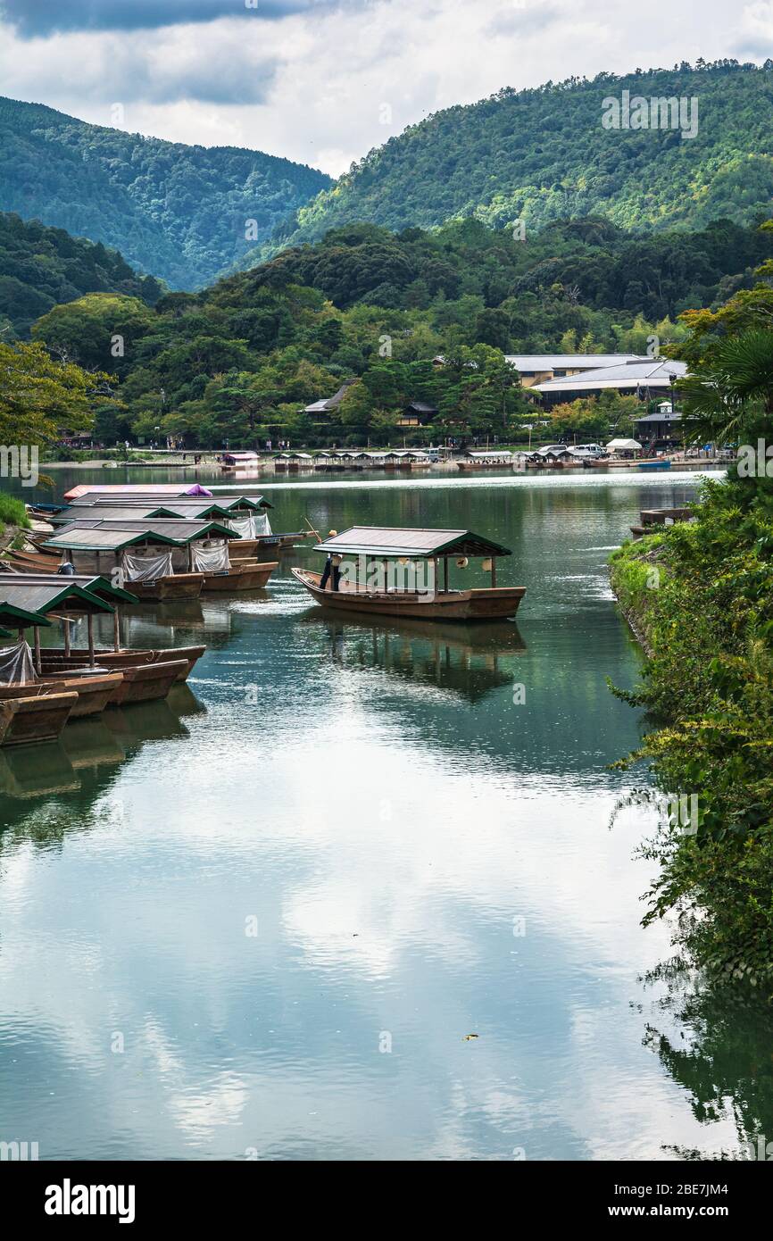 Kyoto Japan Asia September 4 2019 Katsura River In Arashiyama