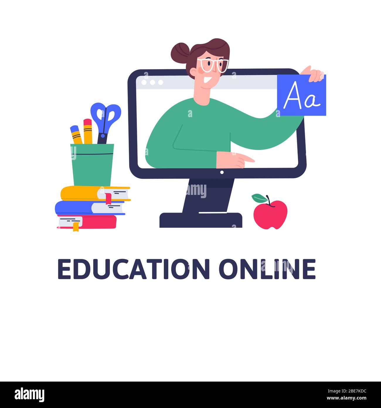 Children collage table Stock Vector Images - Alamy