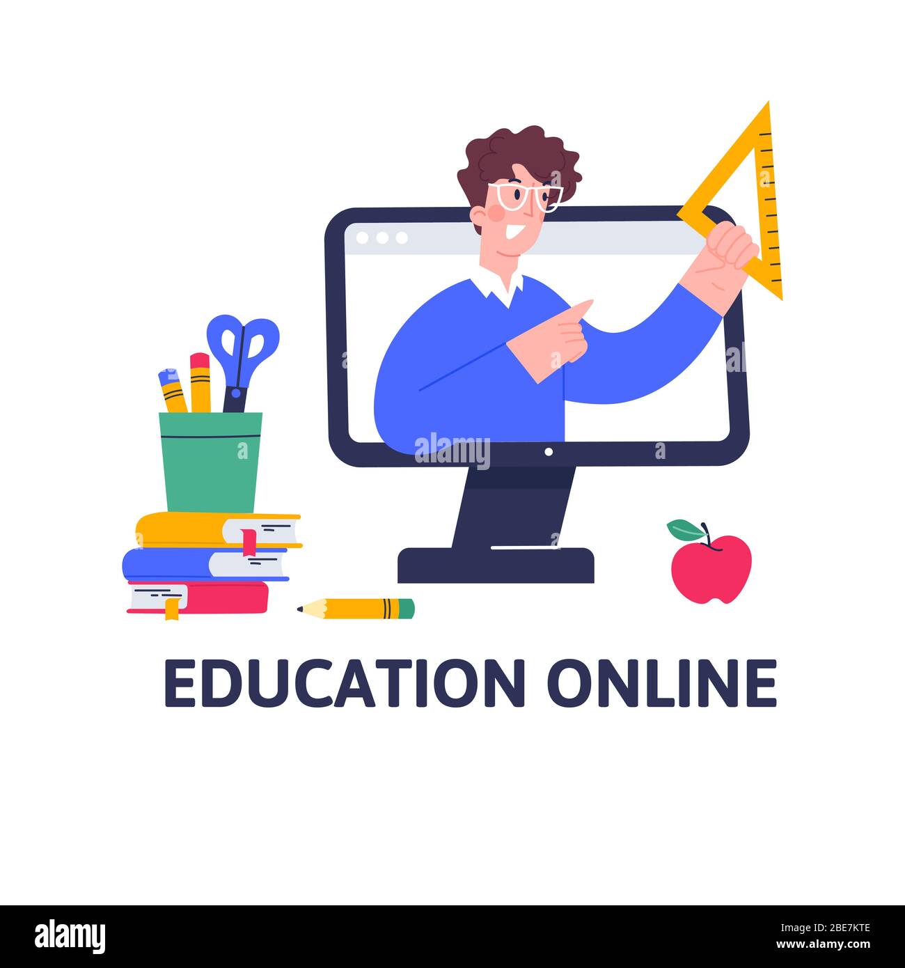 Mathematics class monitor hi-res stock photography and images - Alamy