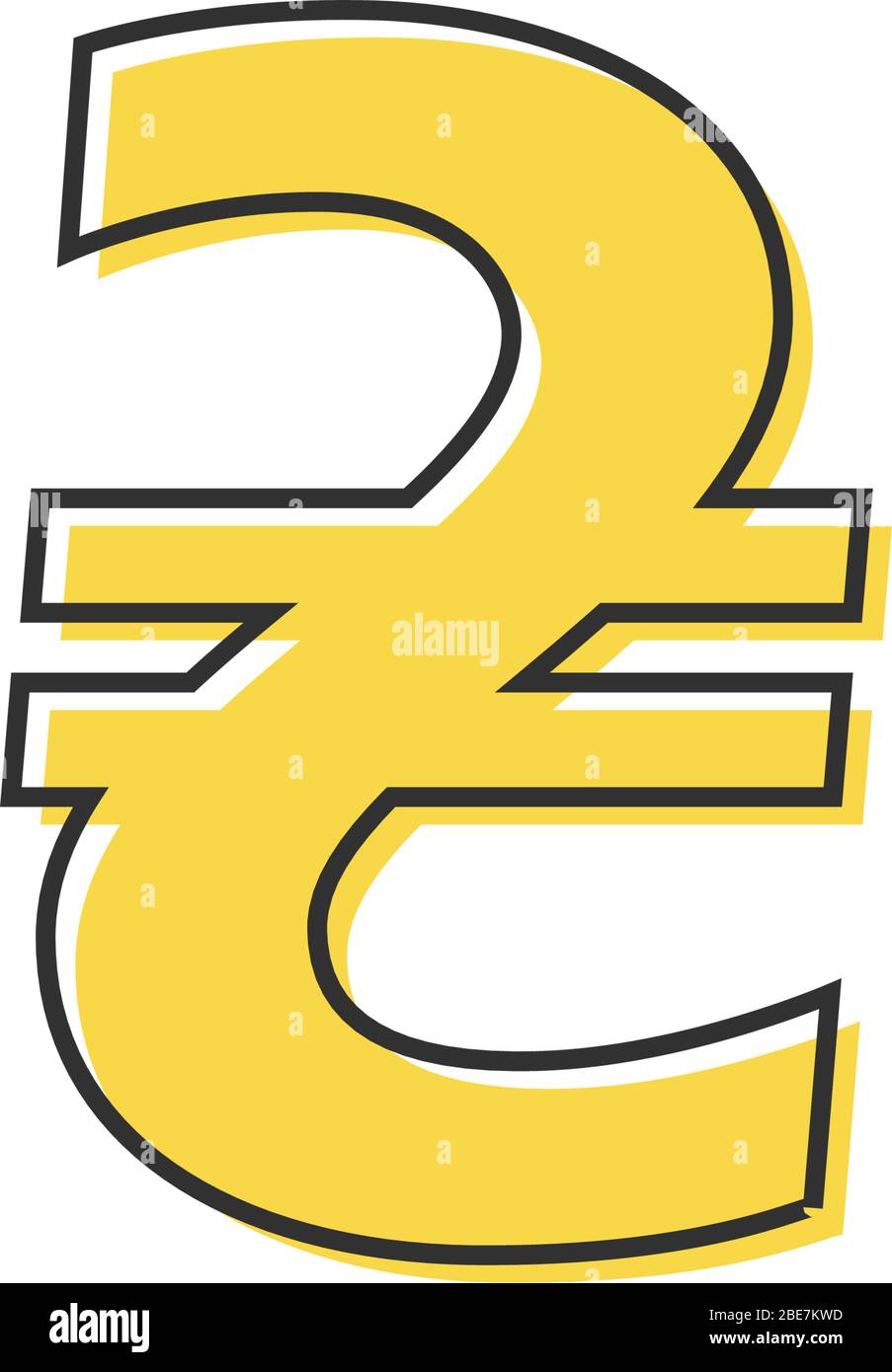 Ukrainian hryvnia money sign. Currency symbol icon. Stock Vector ...