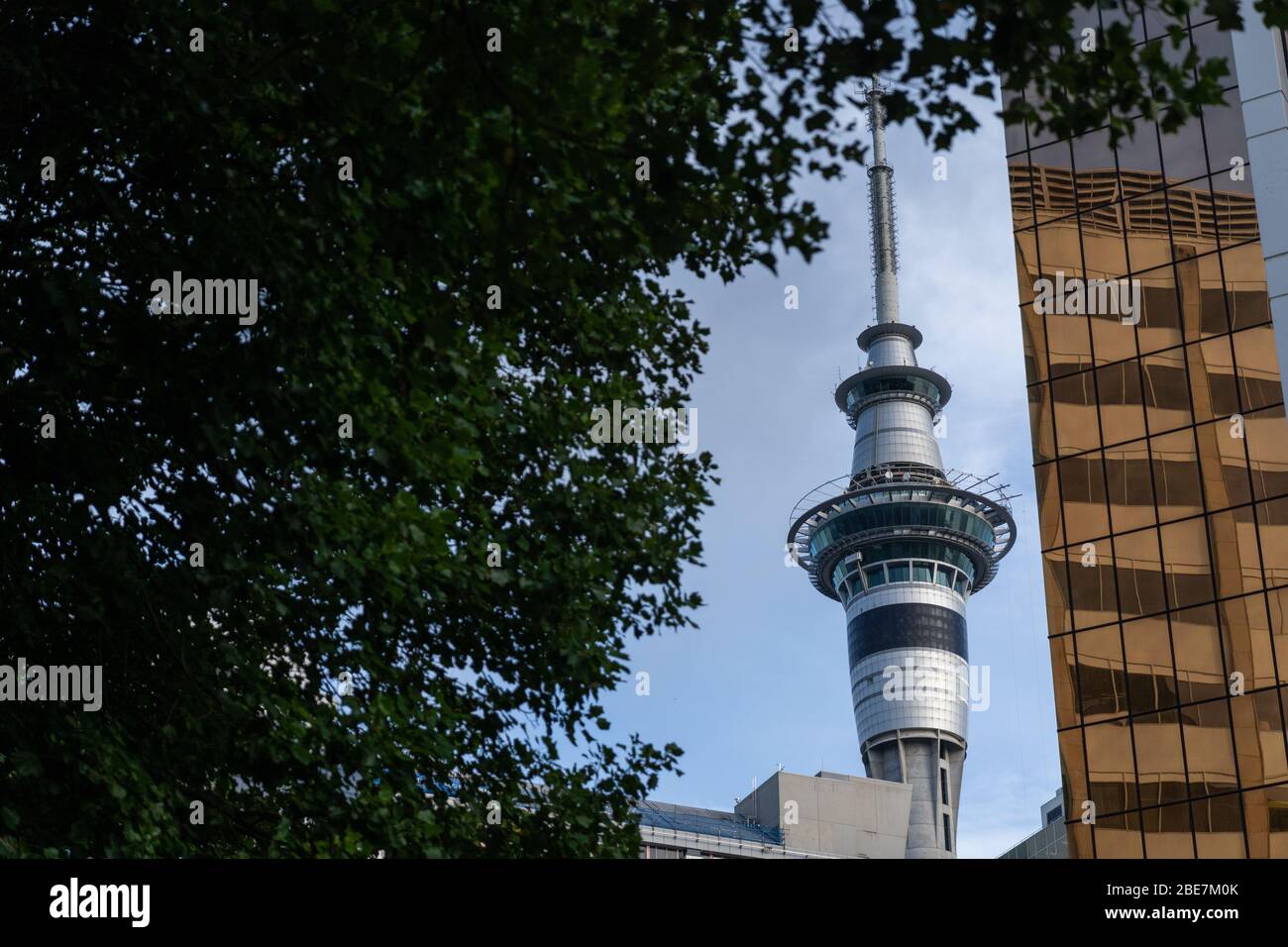 9/3/2020 Auckland city with sky tower. The famous landmark in North ...