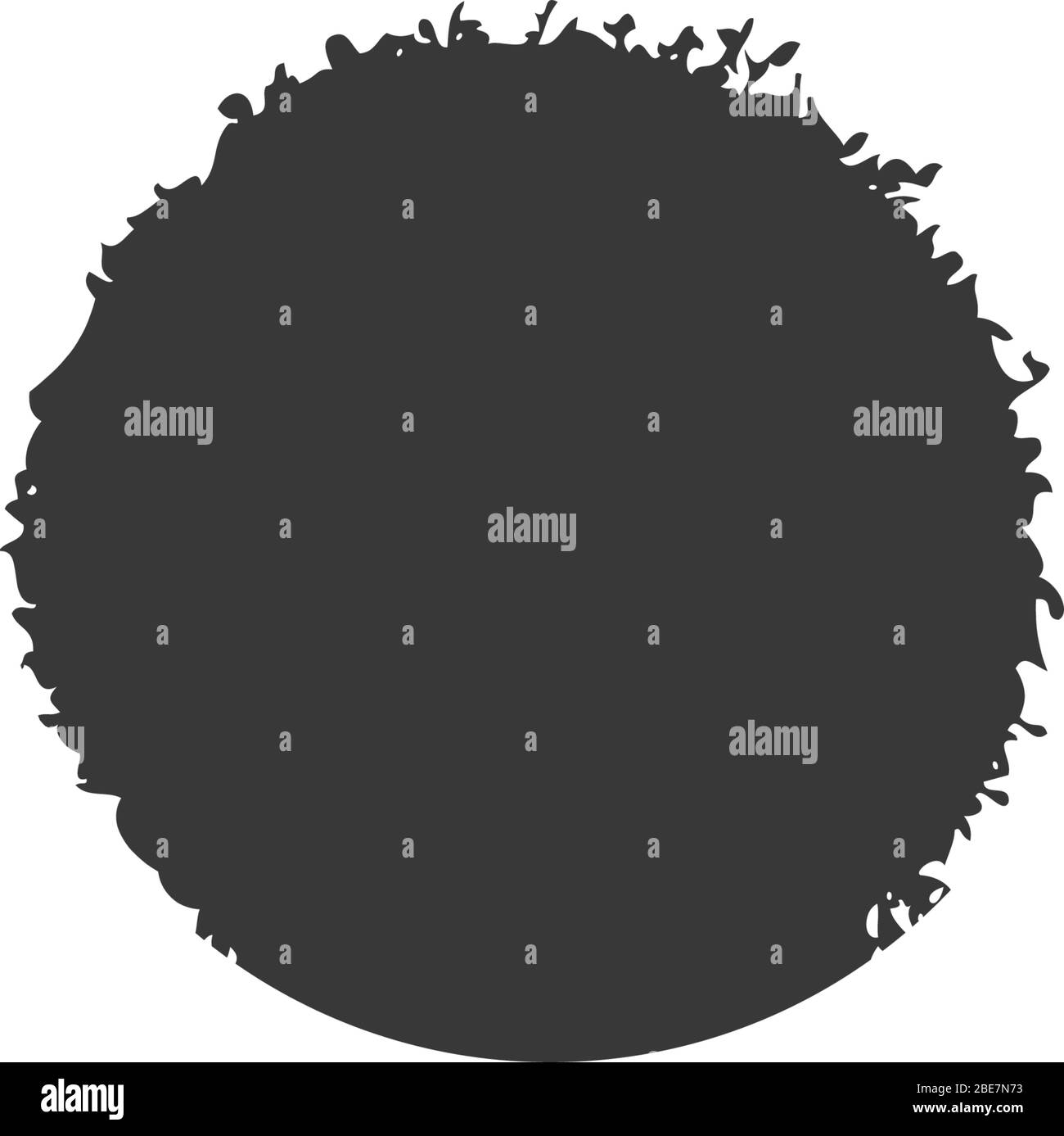 Ink drop Blot. Stock Vector illustration isolated on white background ...