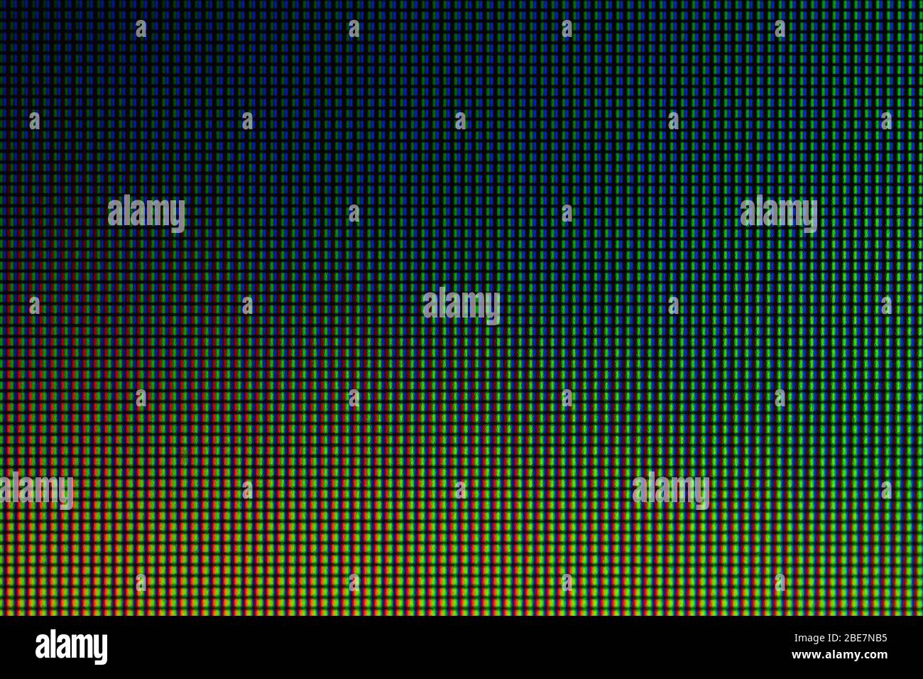 Closeup LED diode from LED computer monitor screen display panel for ...