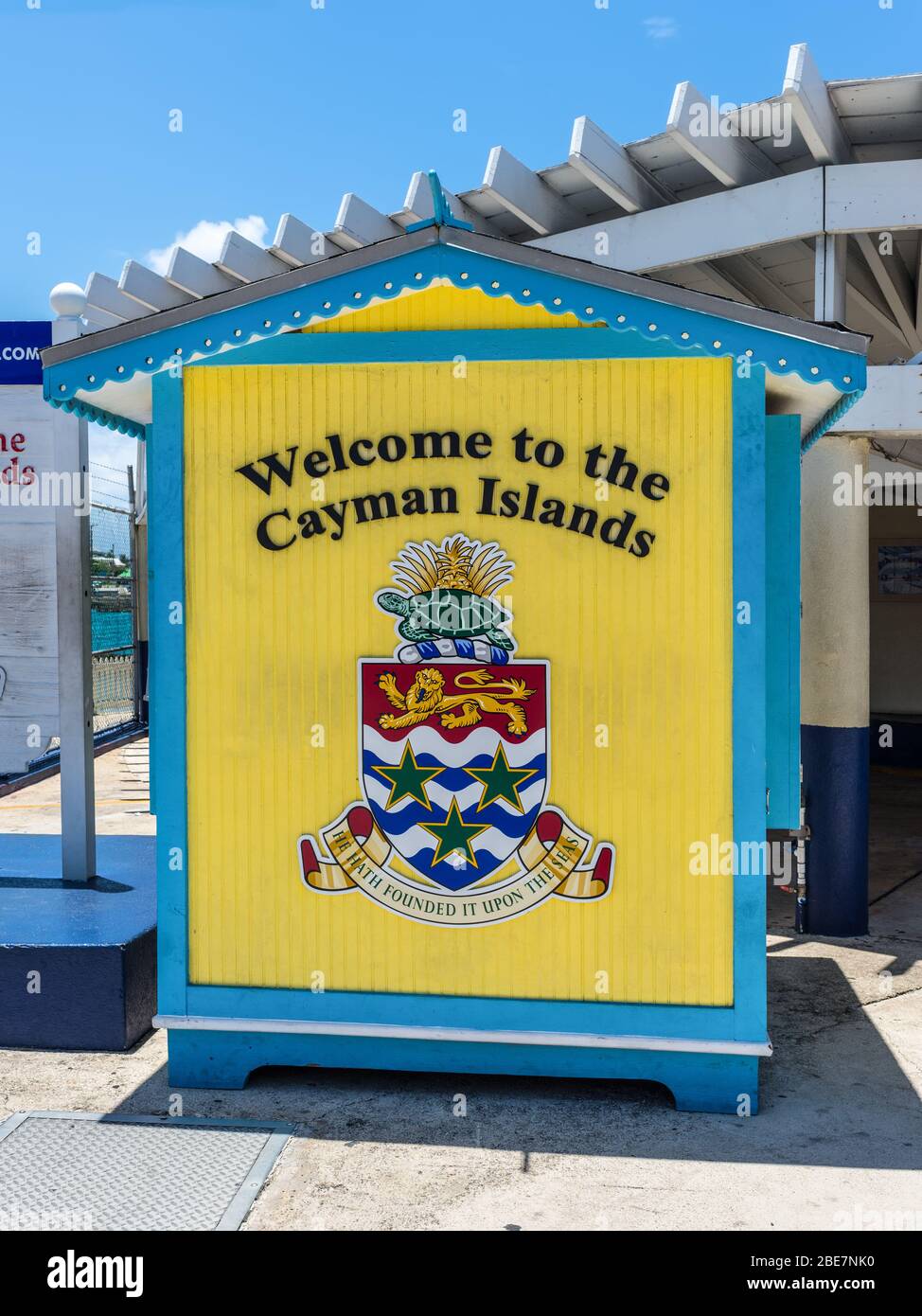 George Town, Grand Cayman Island, UK - April 23, 2019: This is a ...