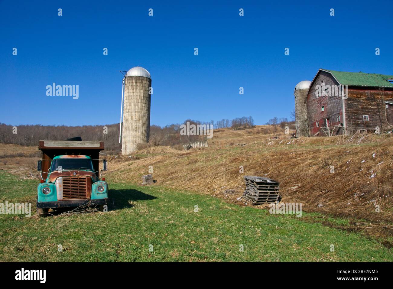 Old farm in upstate New York Stock Photo - Alamy