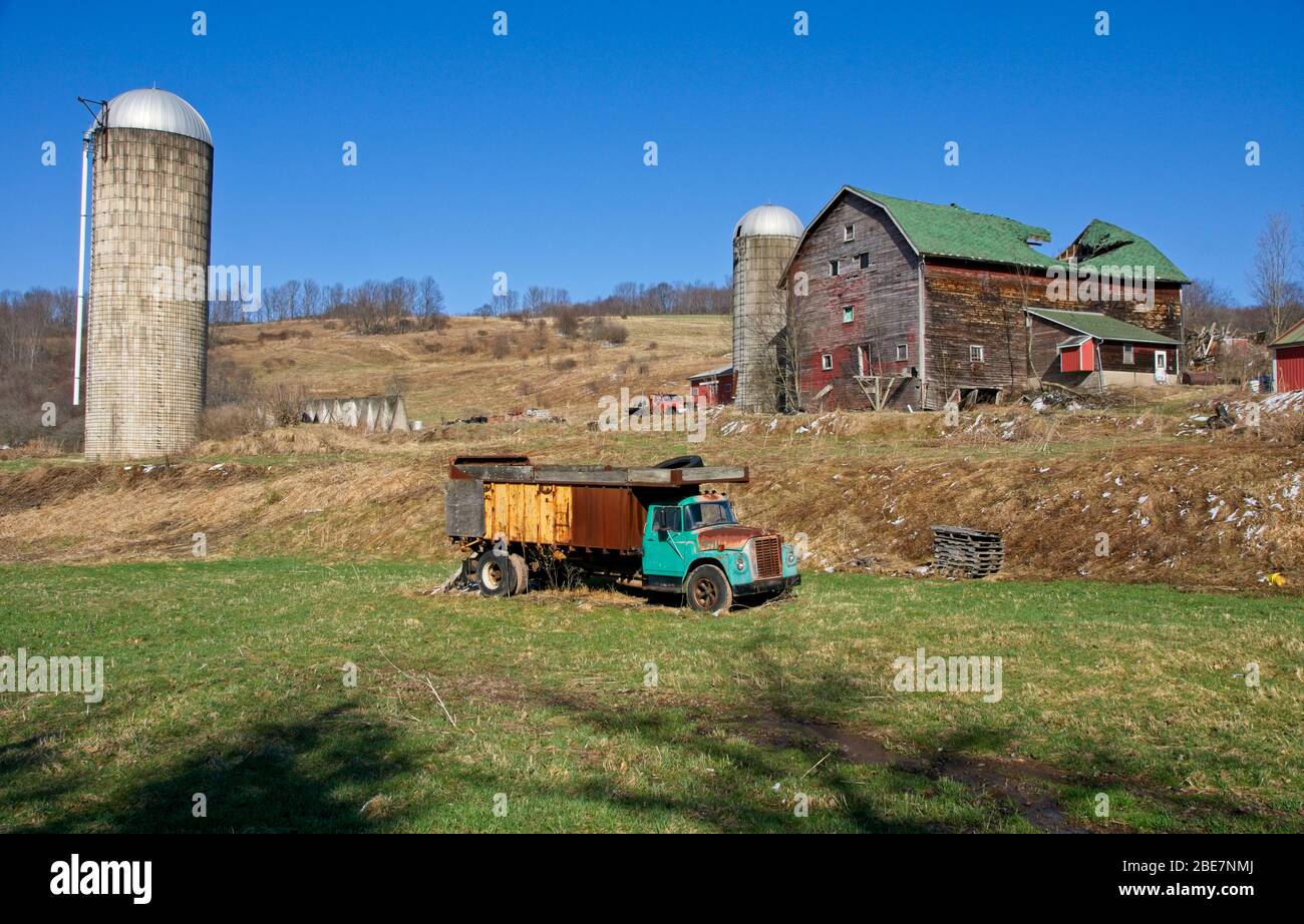 Old farm in upstate New York Stock Photo - Alamy