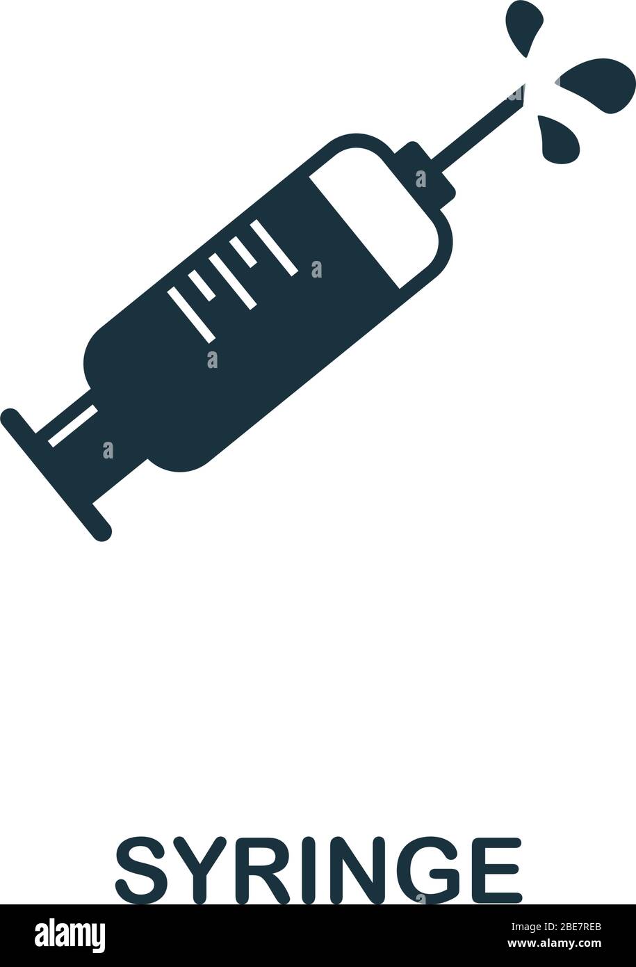 Syringe icon set. Four elements in diferent styles from medicine icons ...