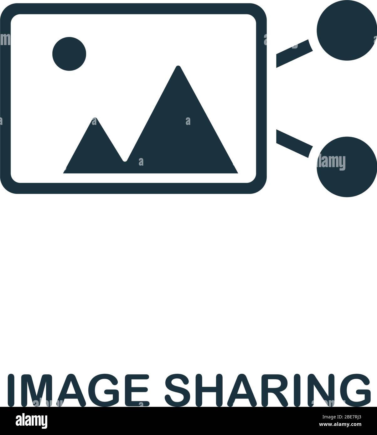 Image Sharing icon. Simple illustration from digital law collection ...