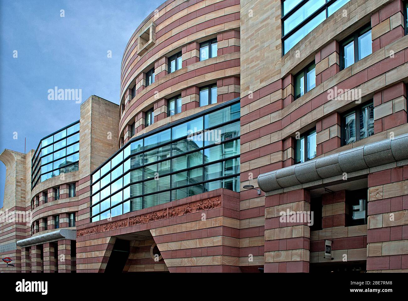 1990s Postmodernism Architecture Red Yellow No. 1 Poultry, London EC2R ...