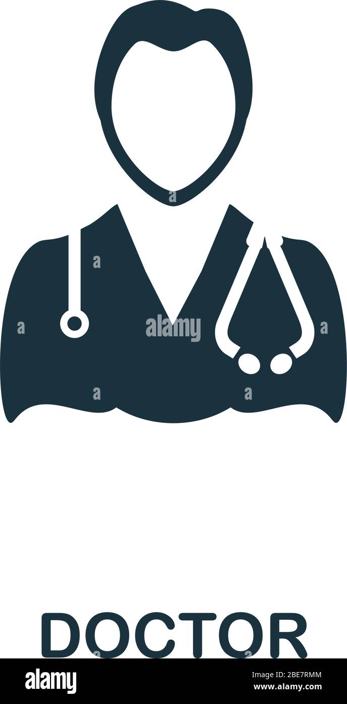 Doctor icon set. Four elements in diferent styles from medicine icons ...