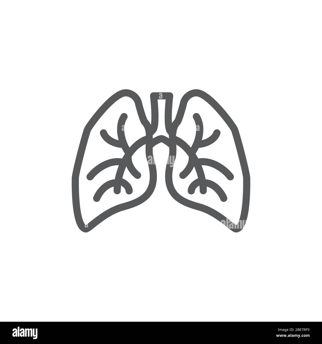 Lung icon hi-res stock photography and images - Alamy