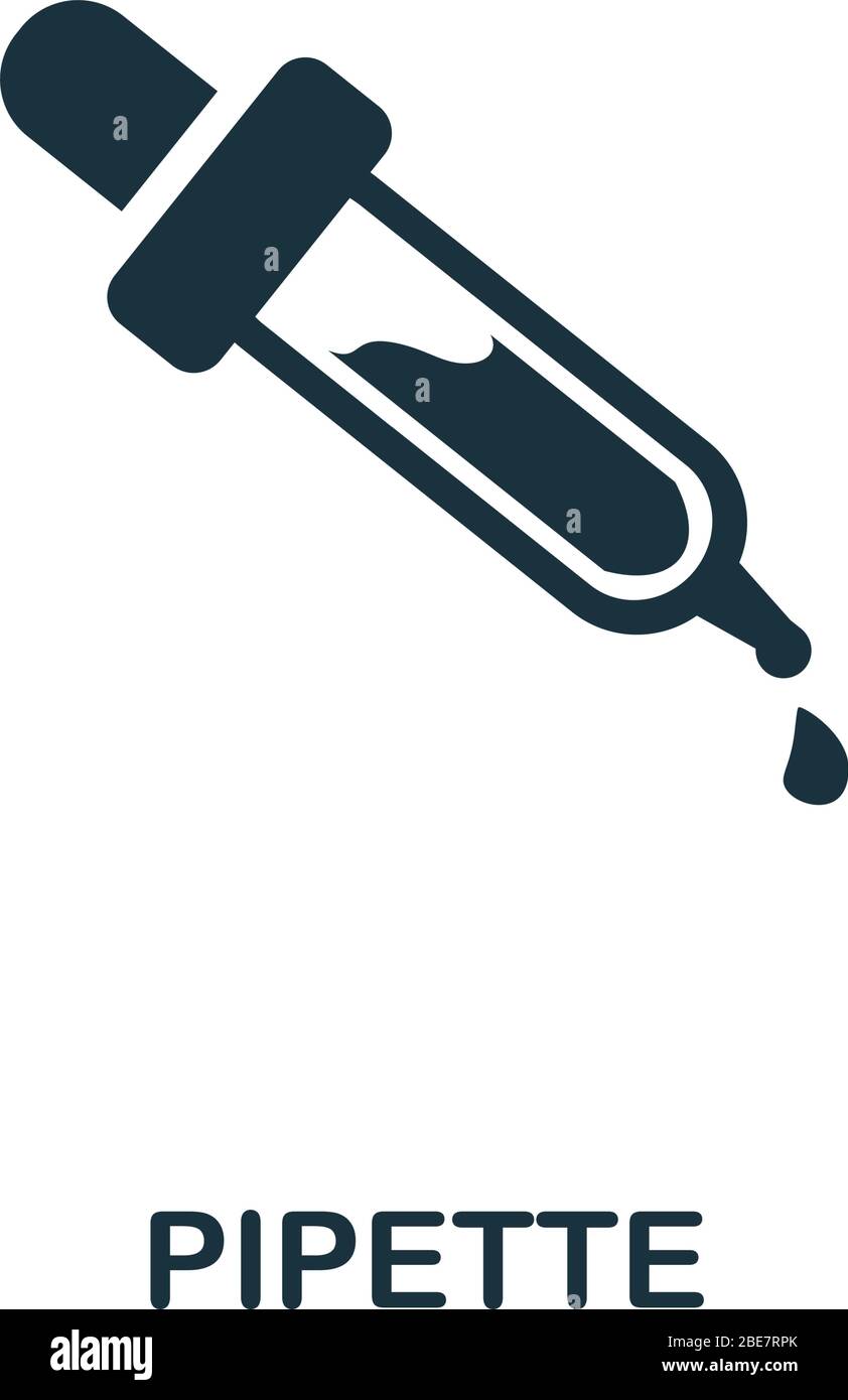 Pipette icon set. Four elements in diferent styles from medicine icons ...