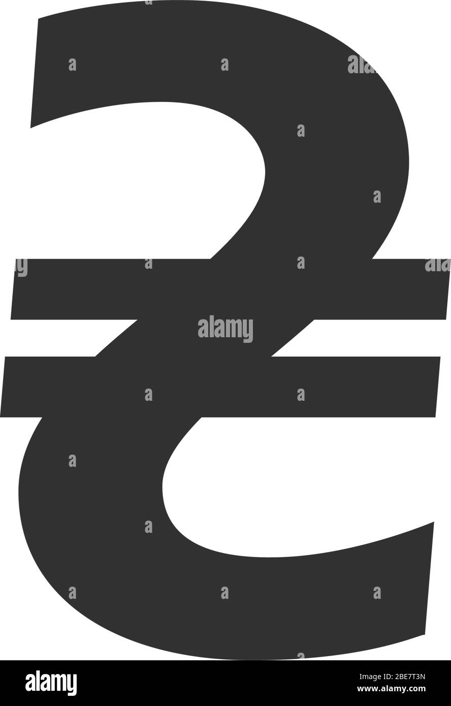 Ukrainian hryvnia money sign. Currency symbol icon. Stock Vector ...