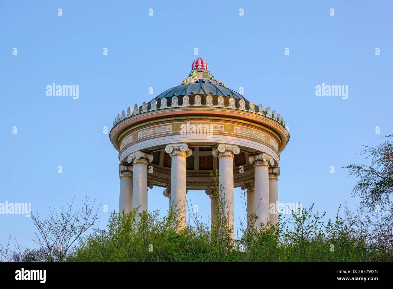 Monopteros, English Garden, Munich, Upper Bavaria, Bavaria, Germany ...
