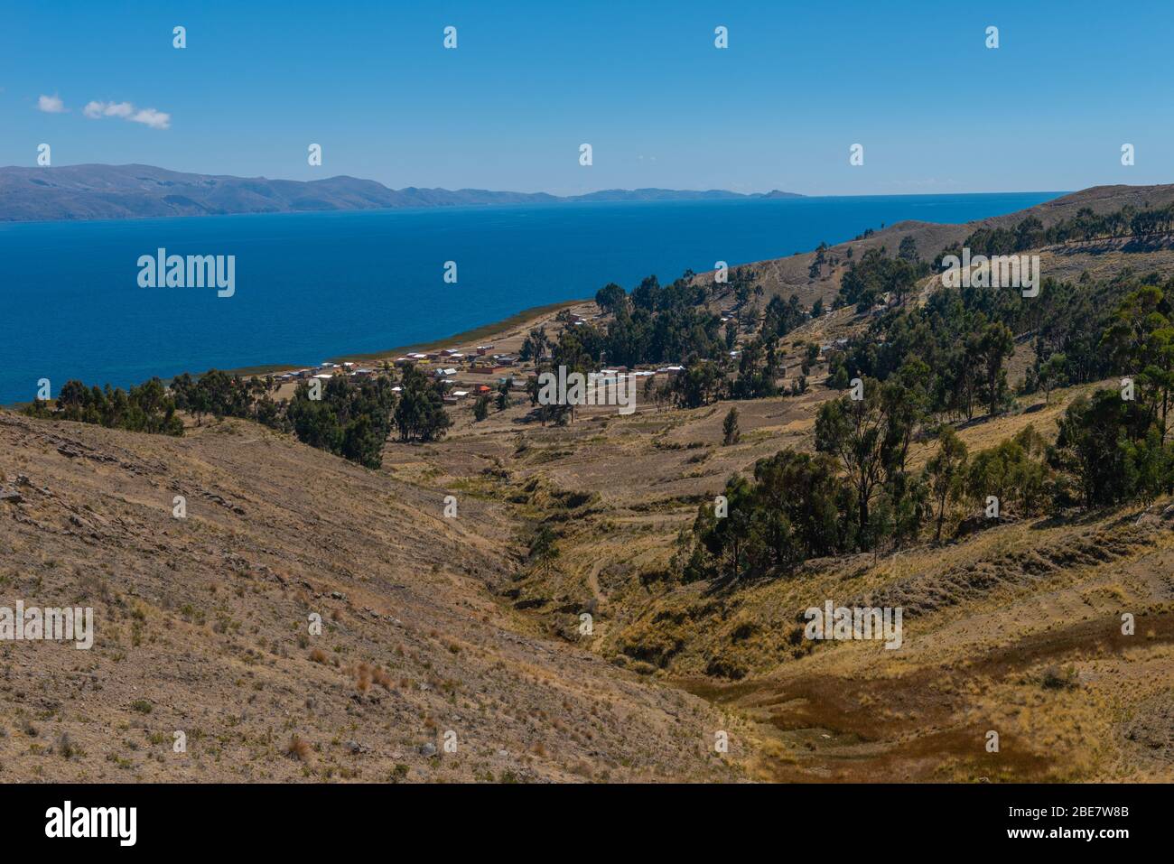Peninsula Huata, Department La Paz, Bolivia, Latin America Stock Photo ...