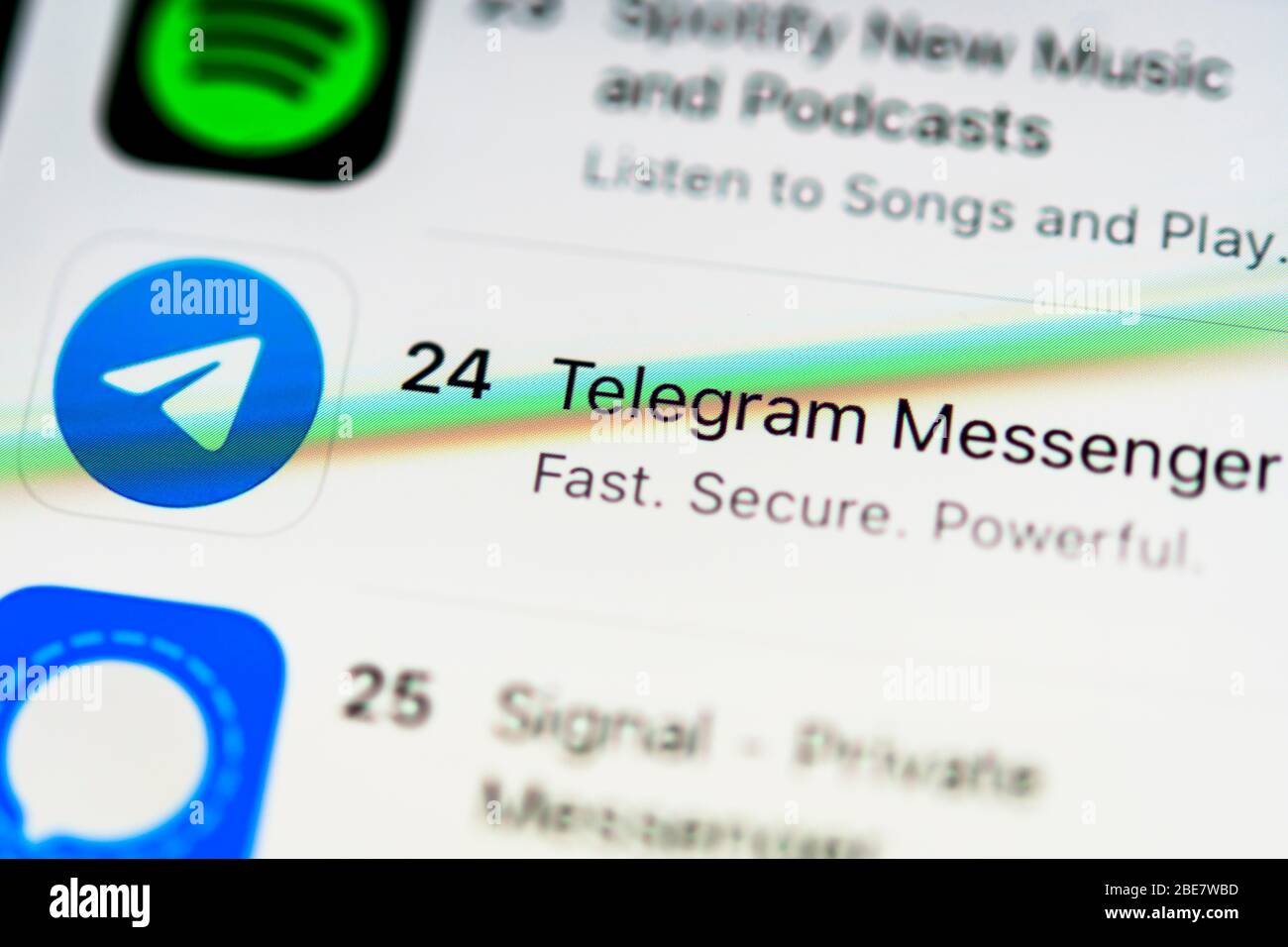 Telegram app icon hi-res stock photography and images - Alamy