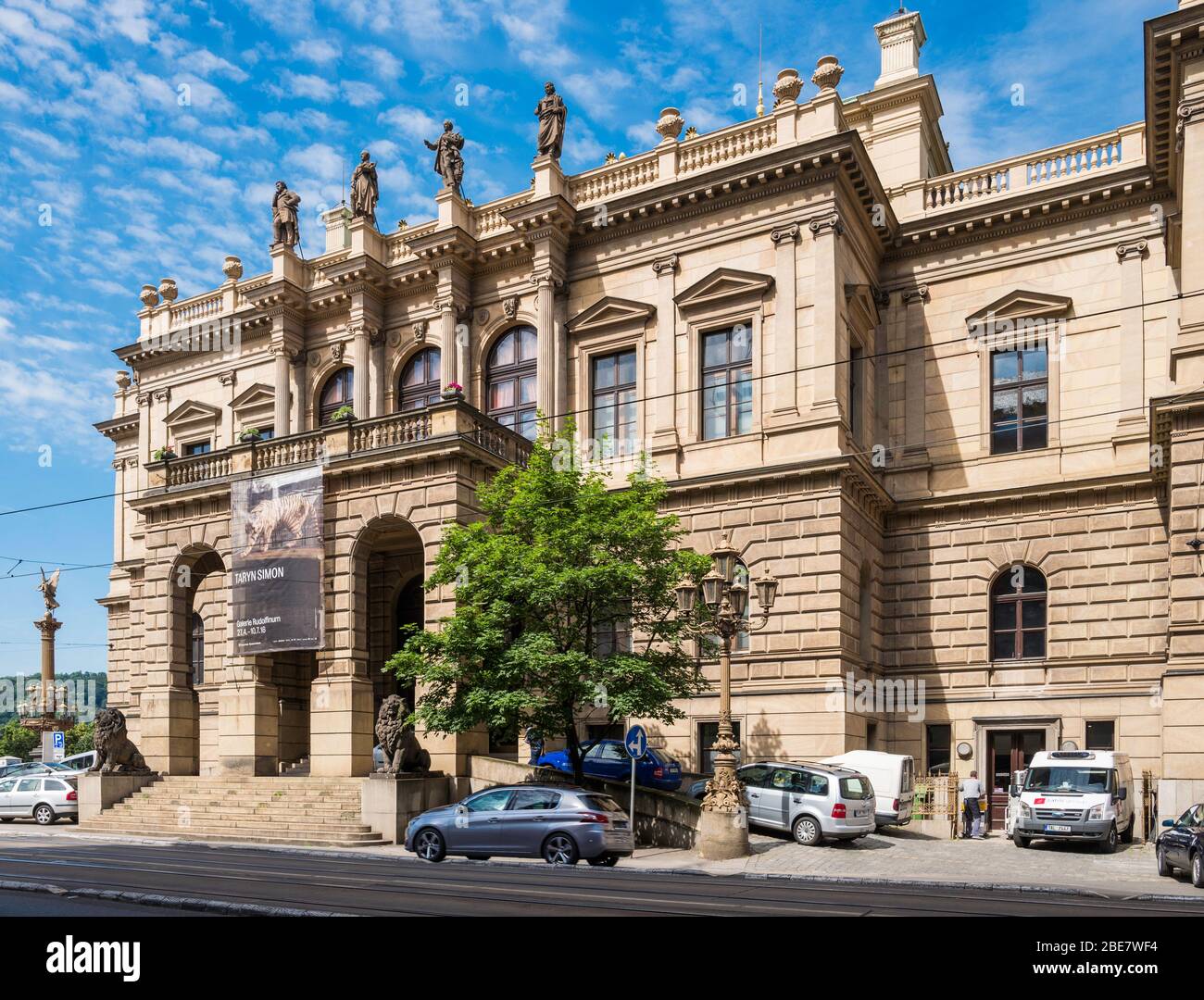 The Rudolfinum (1885) is a neo-renaissance style building, and the ...