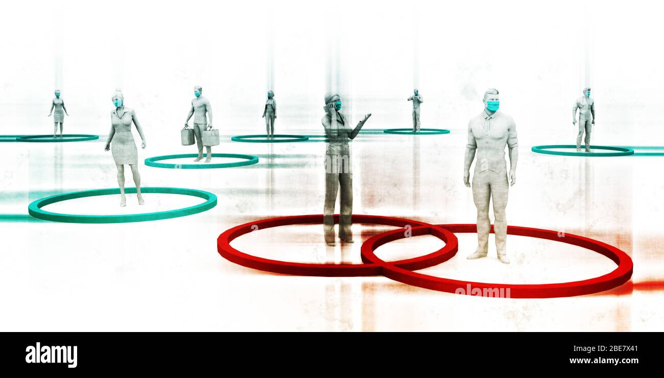 Social Distancing and Minimize Physical Contact to Reduce Virus Spread ...