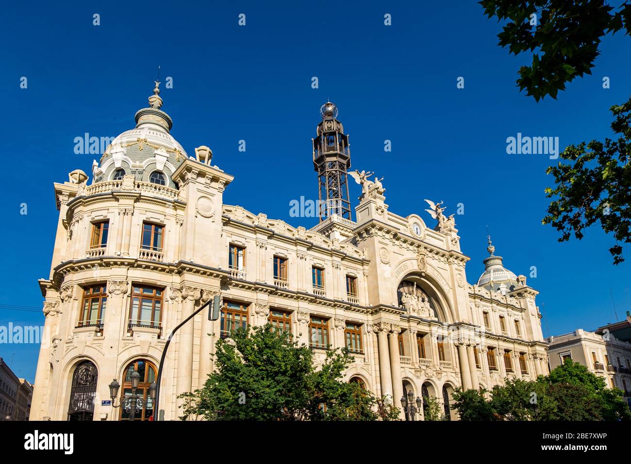 The historical center of Valencia city, Spain Stock Photo - Alamy