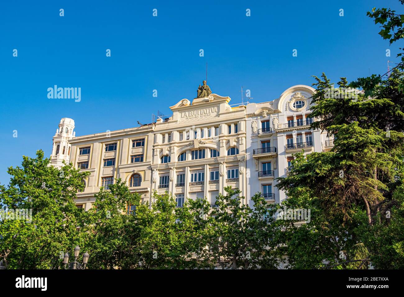 The historical center of Valencia city, Spain Stock Photo - Alamy