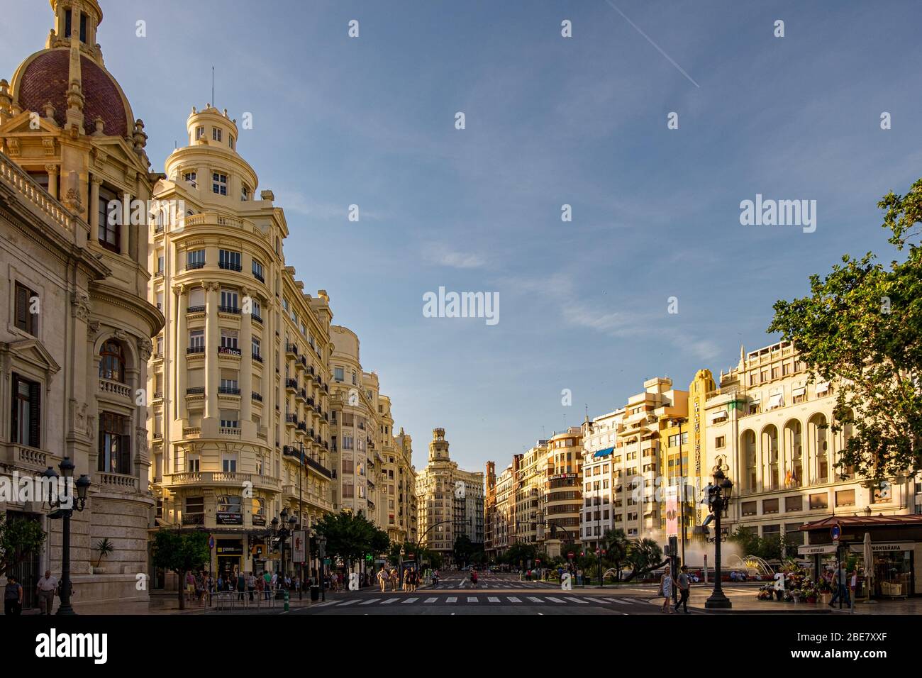 The historical center of Valencia city, Spain Stock Photo - Alamy