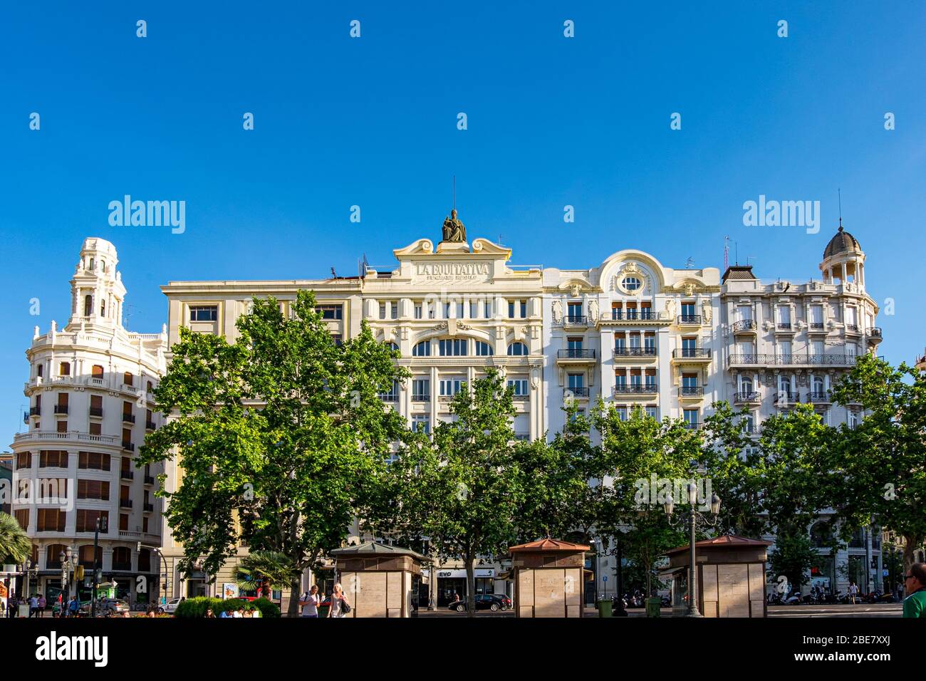 The historical center of Valencia city, Spain Stock Photo - Alamy