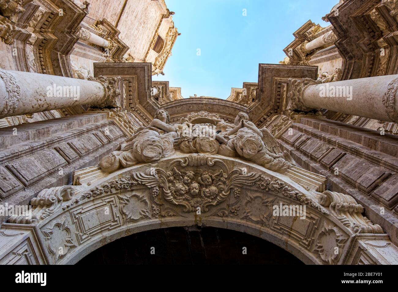 The historical center of Valencia city, Spain Stock Photo - Alamy