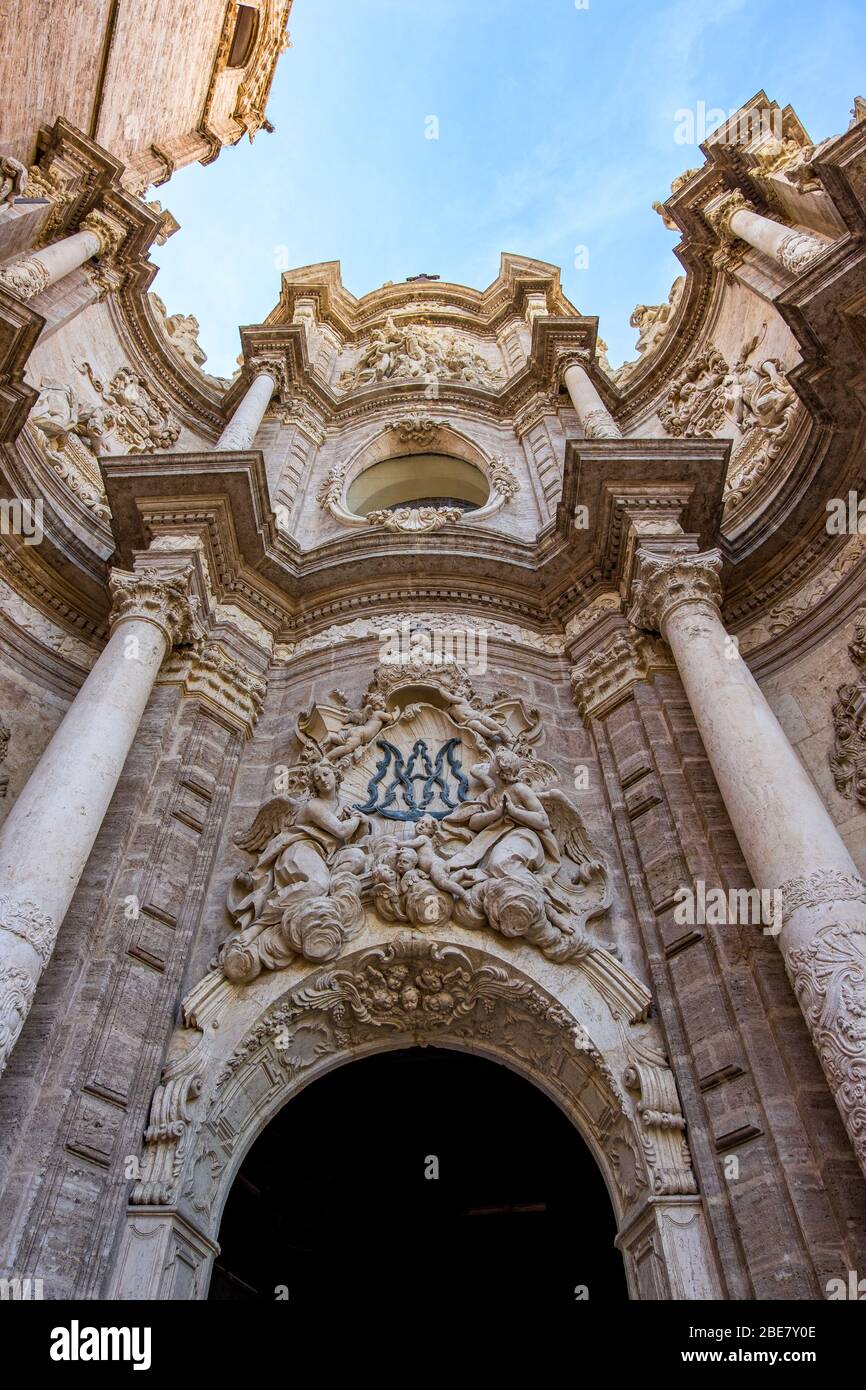 The historical center of Valencia city, Spain Stock Photo - Alamy