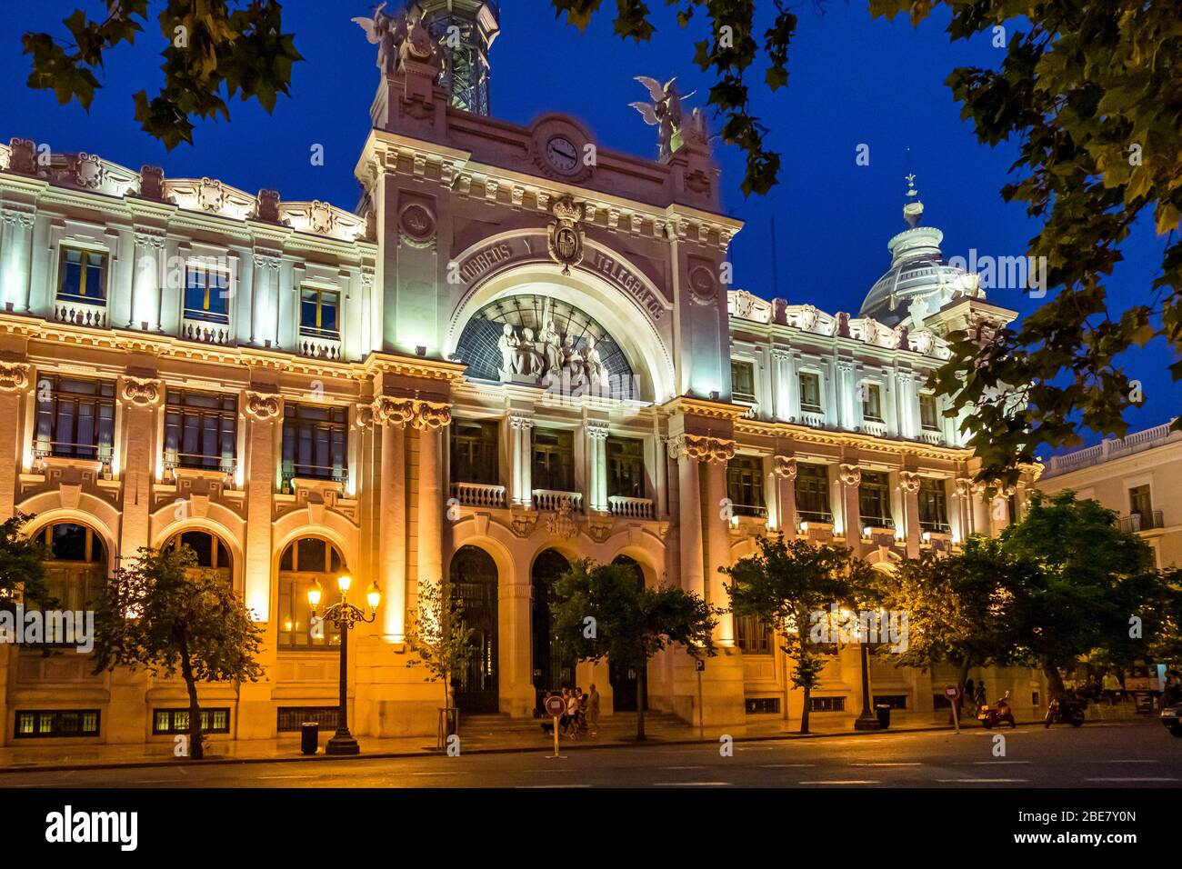 The historical center of Valencia city, Spain Stock Photo - Alamy