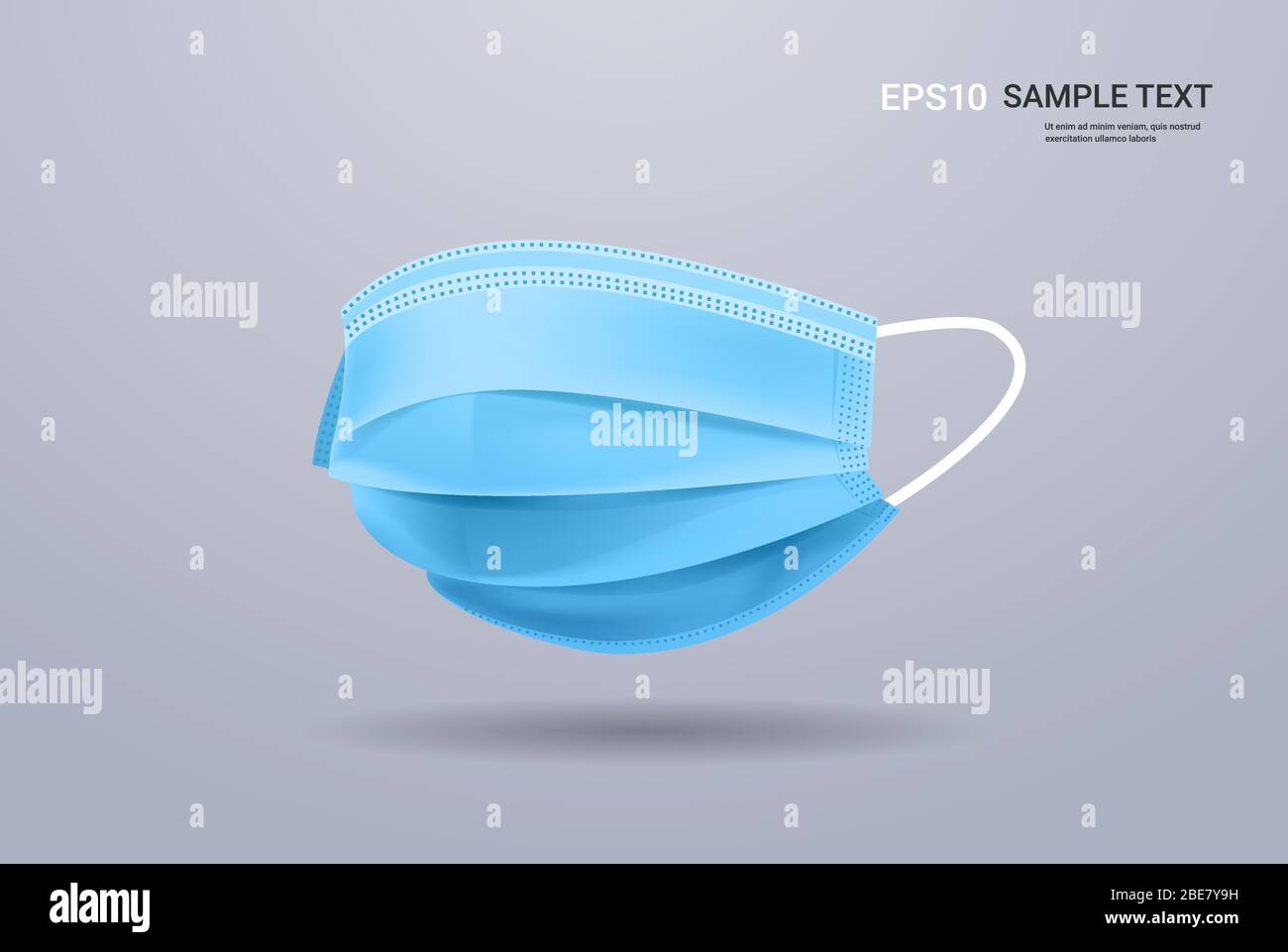 blue antiviral medical respiratory protection face mask coronavirus ...