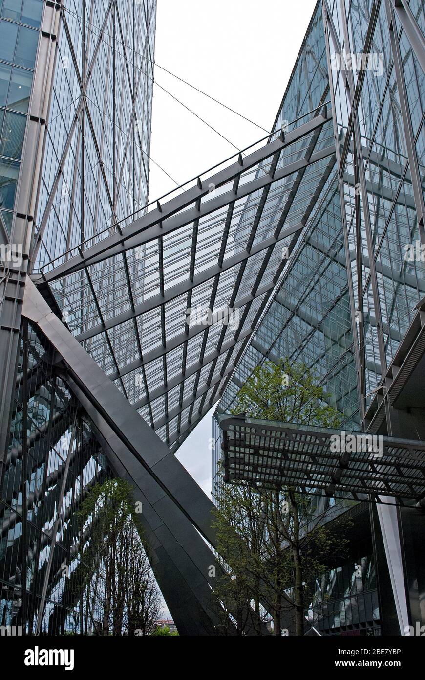 2000s Architecture Steel Glass Broadgate Tower, 201 Bishopsgate, City ...