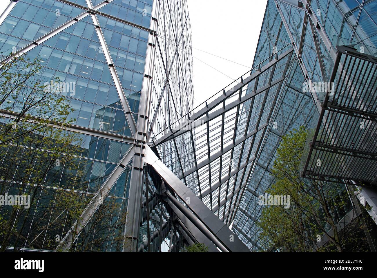 2000s Architecture Steel Glass Broadgate Tower, 201 Bishopsgate, City ...