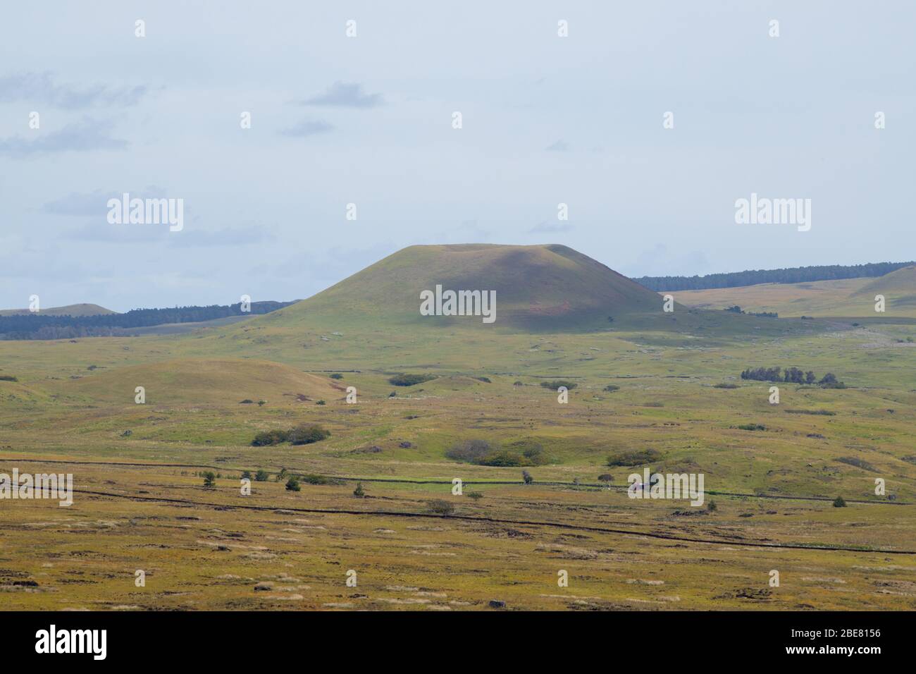 Rapa nui poike volcano hi-res stock photography and images - Alamy