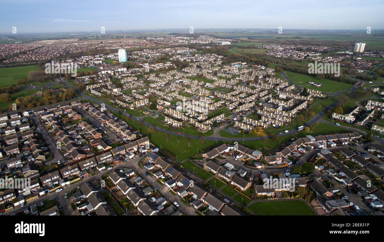 Housing estate north england hi-res stock photography and images - Alamy