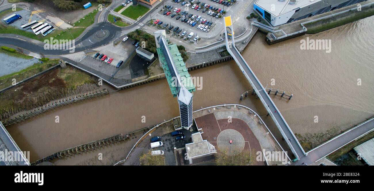 river Hull tidal surge barrier Stock Photo - Alamy