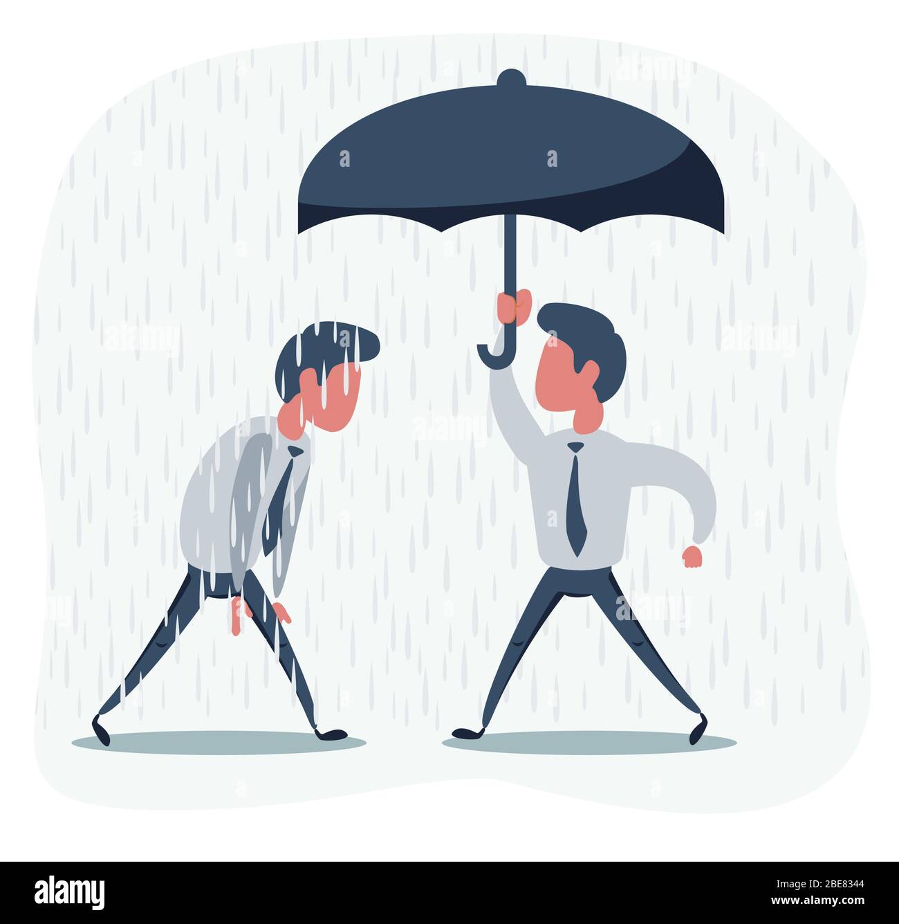 Umbrella and rainfall Stock Vector Images - Alamy