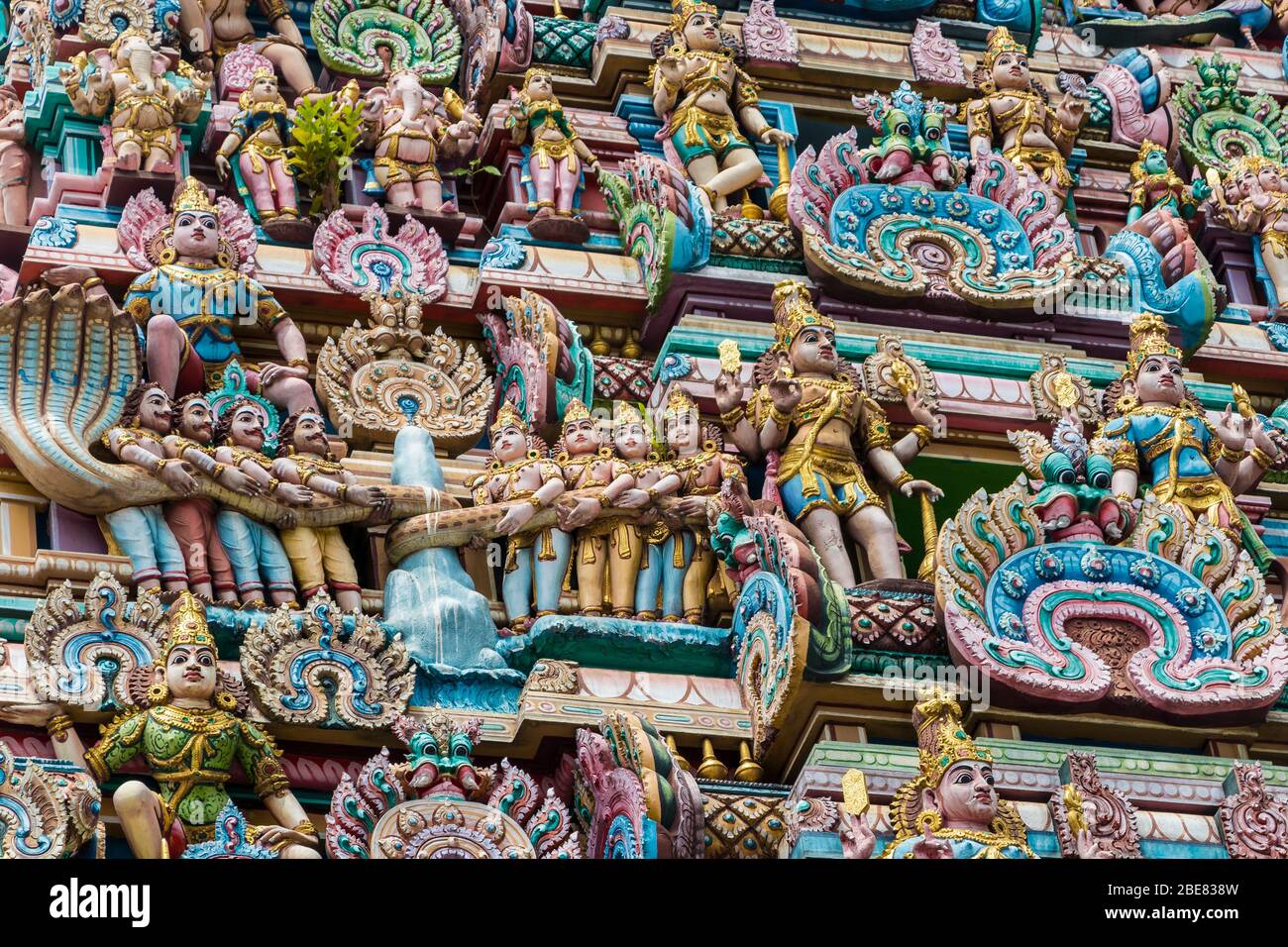 Beautiful details of the Sri Kandaswamy Temple in Brickfields, Kuala ...