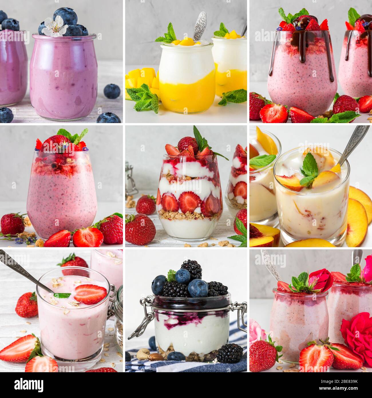 Healthy food collage hi-res stock photography and images - Alamy